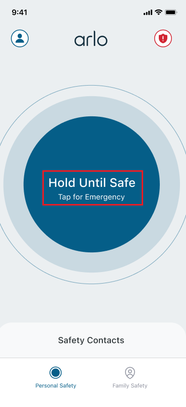 The button will turn red and your mobile phone will vibrate. An alarm ...