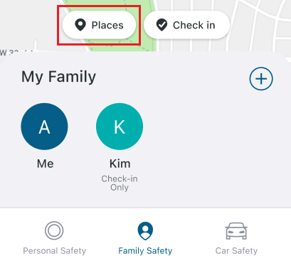 How do I add Places for location notifications in Arlo Safe?