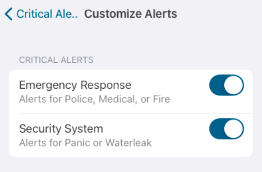 What are Critical Alerts and how do I set them up on my Arlo Secure App ...