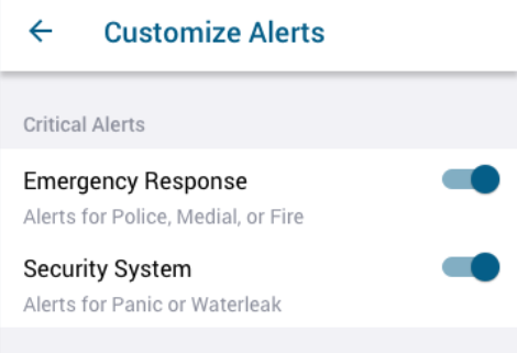 What are Critical Alerts and how do I set them up on my Arlo Secure App ...
