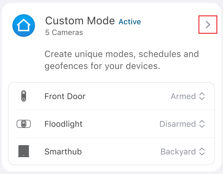 How to set up an Arlo Custom Mode