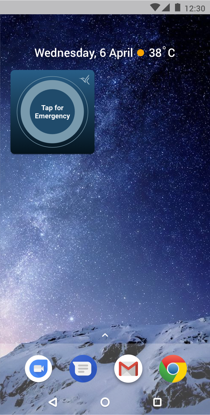 What widgets are available for the Arlo Safe App and how do I use them?